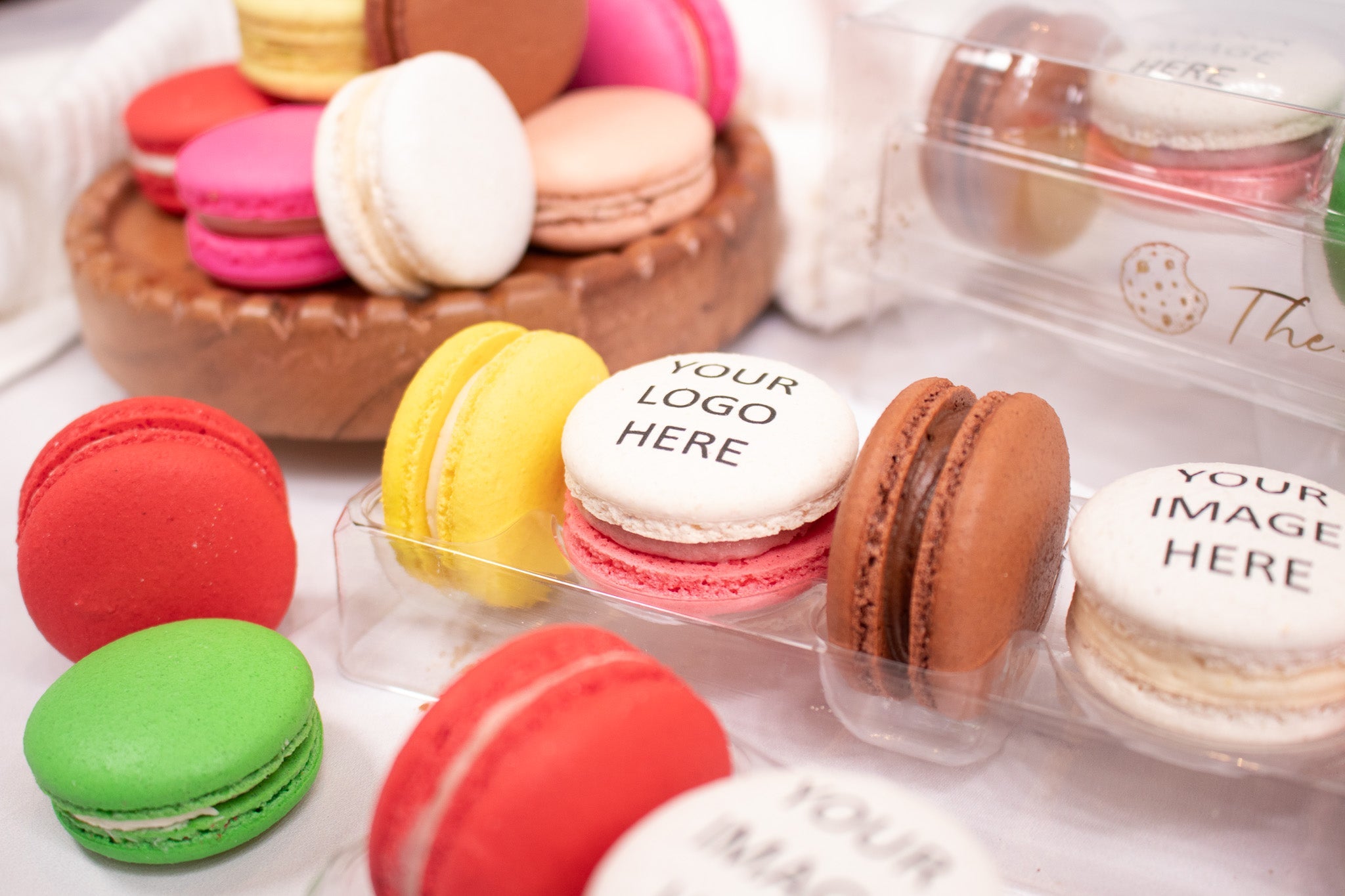 Branded Macaron Sleeves